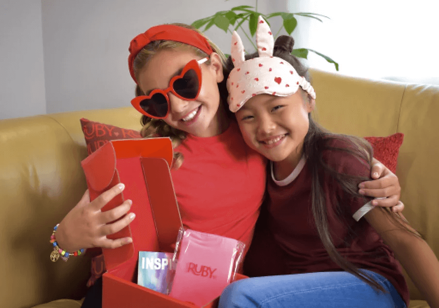 Monthly Period Kit | Subscription Box for Girls | Ruby Love