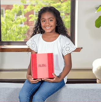 Monthly Period Kit | Subscription Box for Girls | Ruby Love